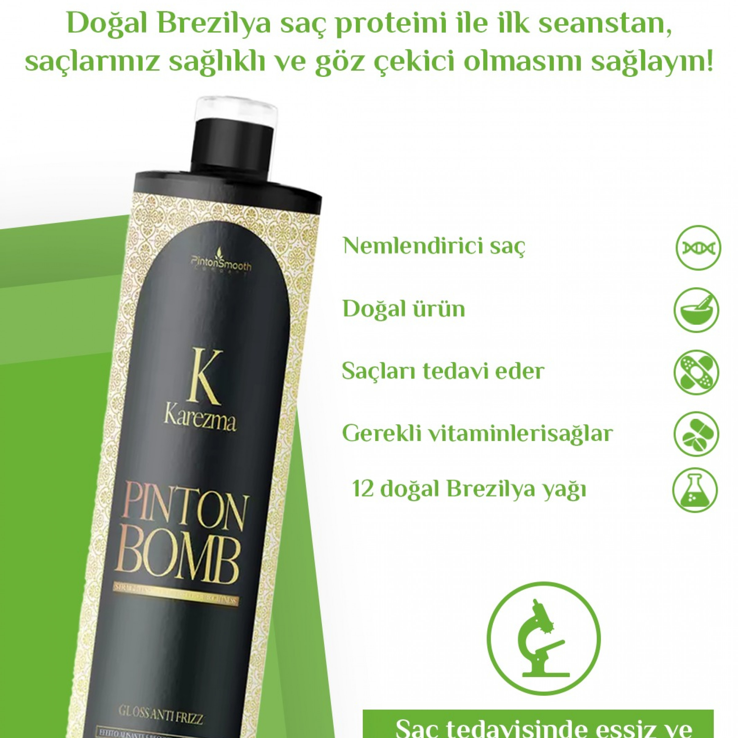 بروتين الشعر - Pinton BOMB | Pinton Smooth